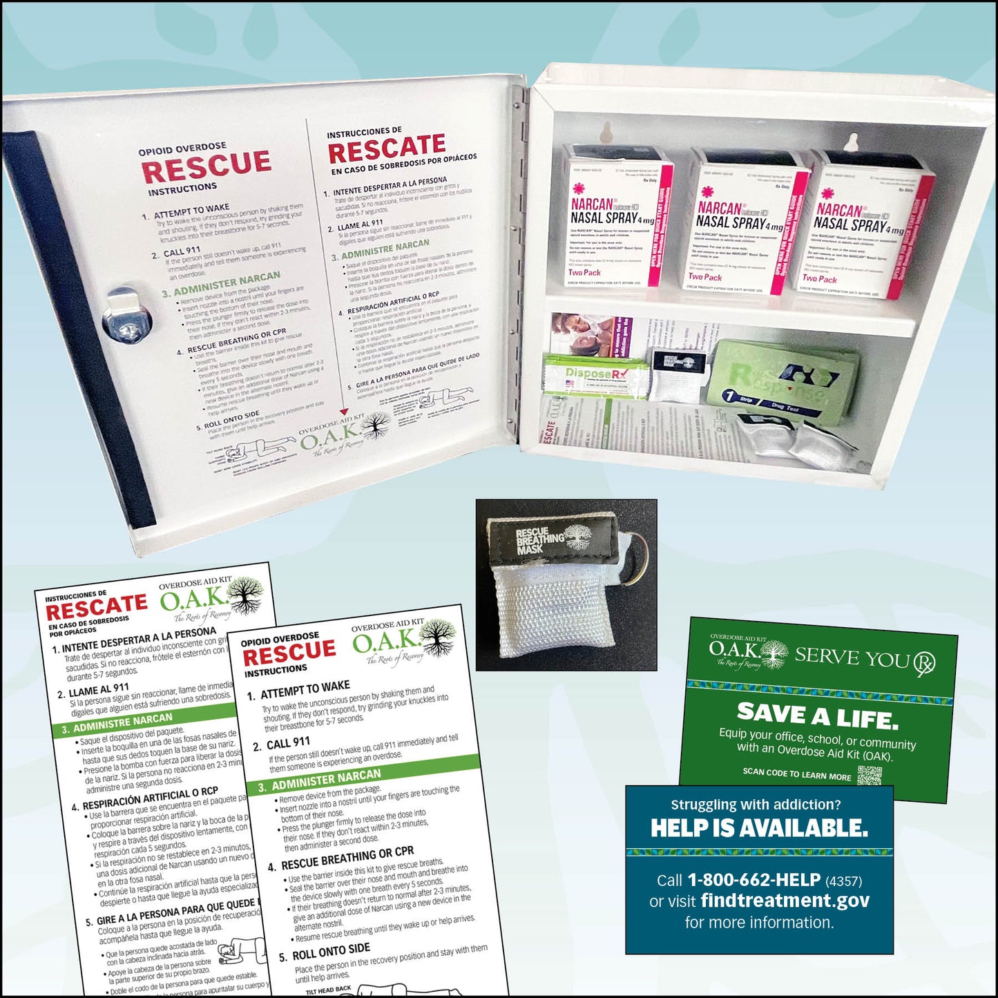 Overdose Aid Kit Bundle – OAK